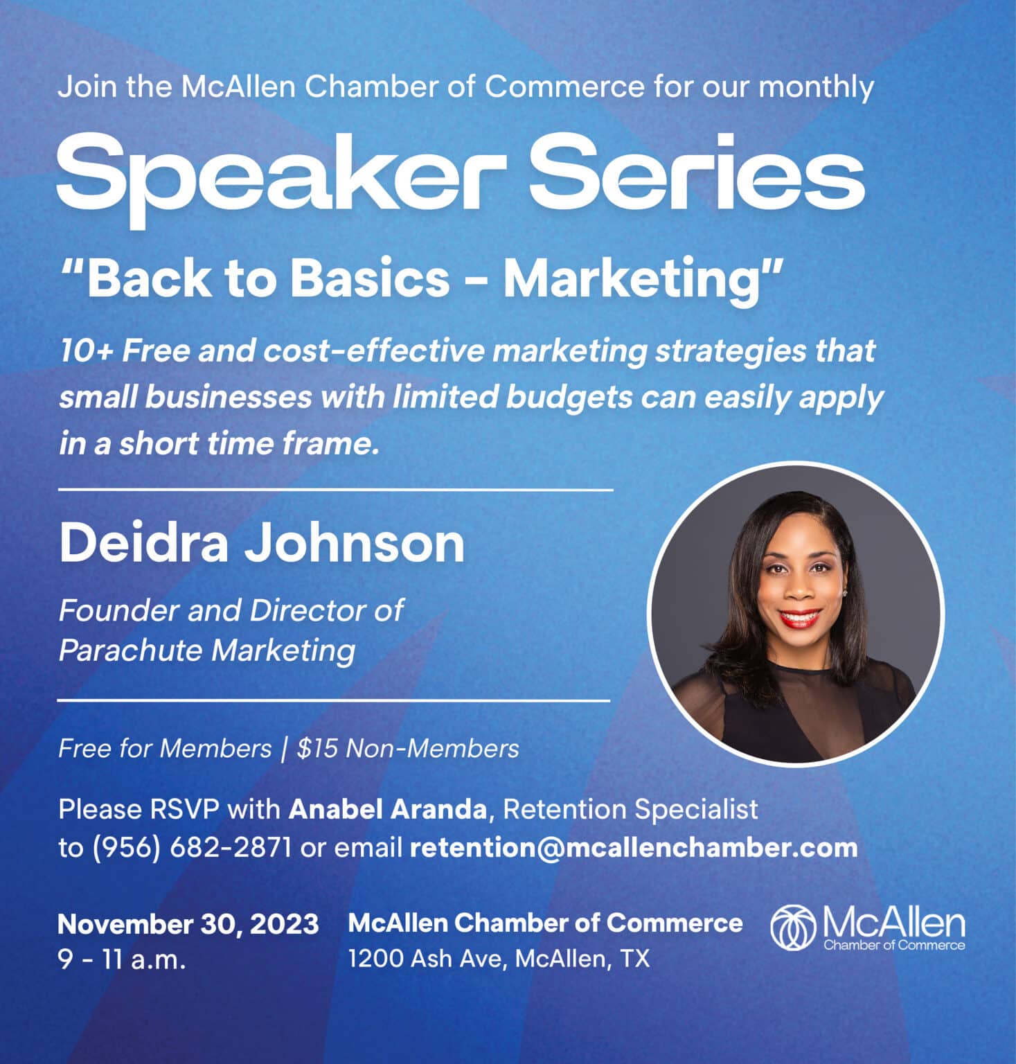 Speaker Series: Back to Basics - Marketing - McAllen Chamber of Commerce