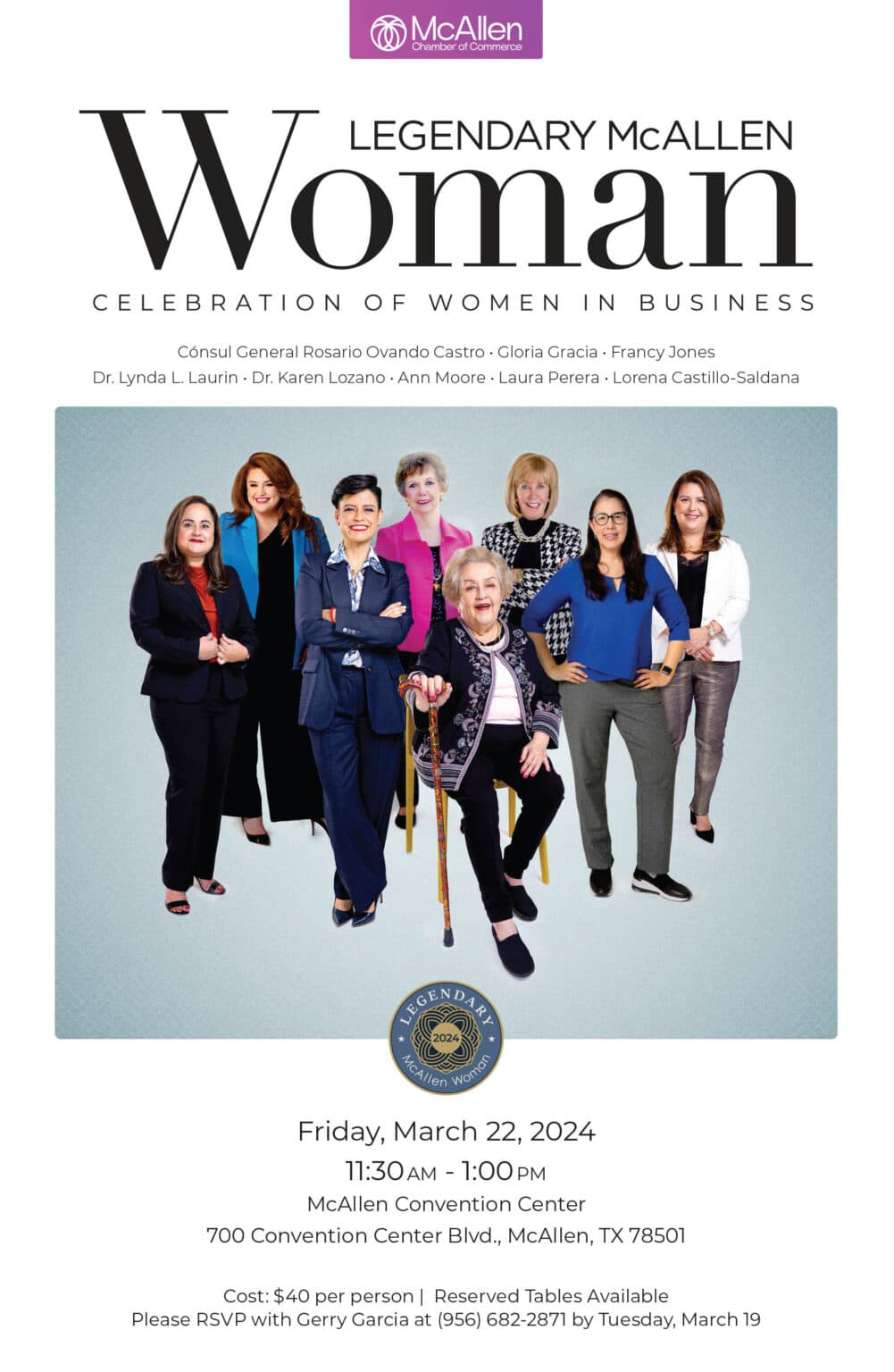 Legendary Women's Luncheon - McAllen Chamber of Commerce