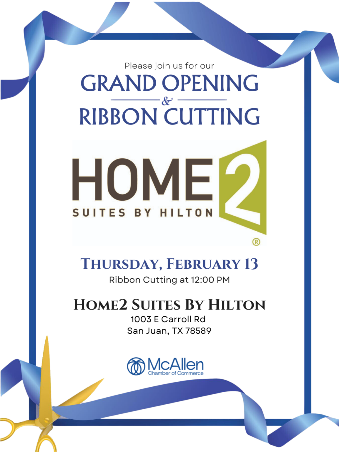 Home2 Suites by Hilton: Ribbon Cutting Ceremony - McAllen Chamber of ...