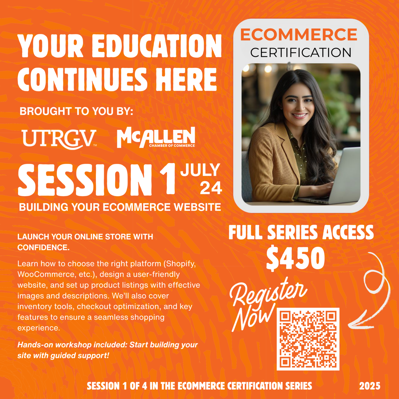 UTRGV: SESSION 1 Building Your eCommerce Website - McAllen Chamber of Commerce