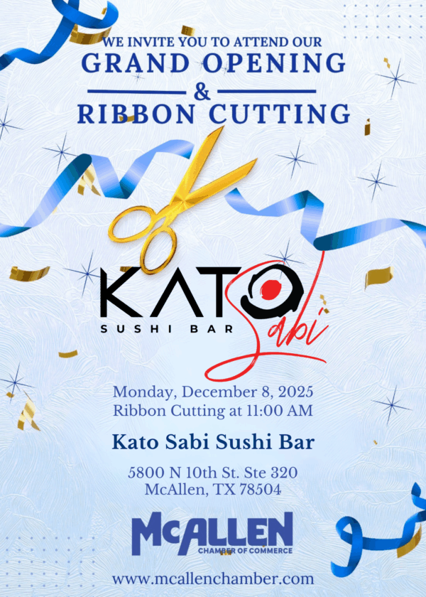 Kato Sabi Sushi Bar - Ribbon Cutting - McAllen Chamber of Commerce